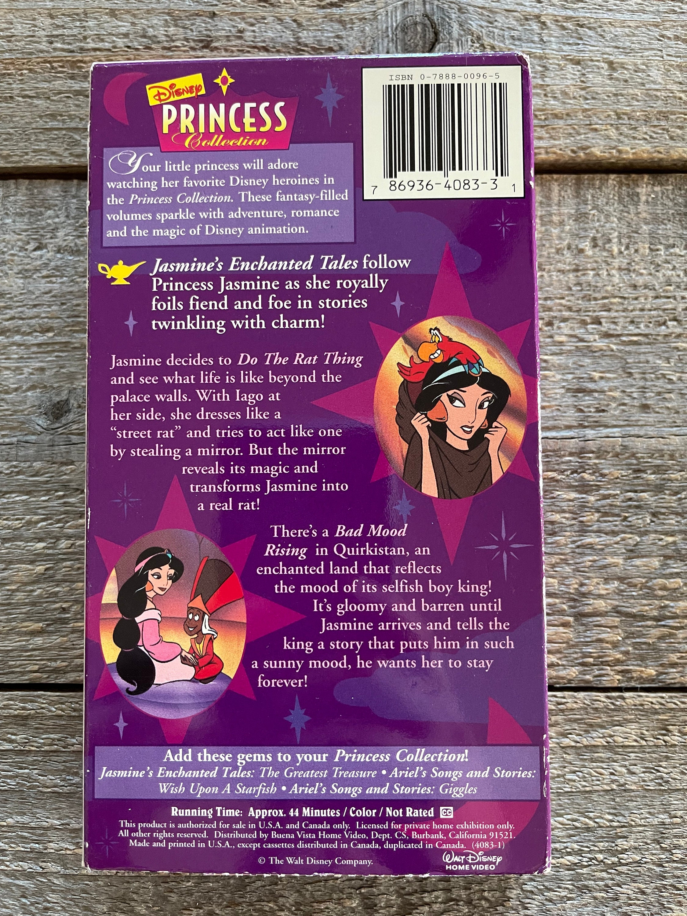 Disney Princess Collection VHS // Jasmine's Wish // - Etsy