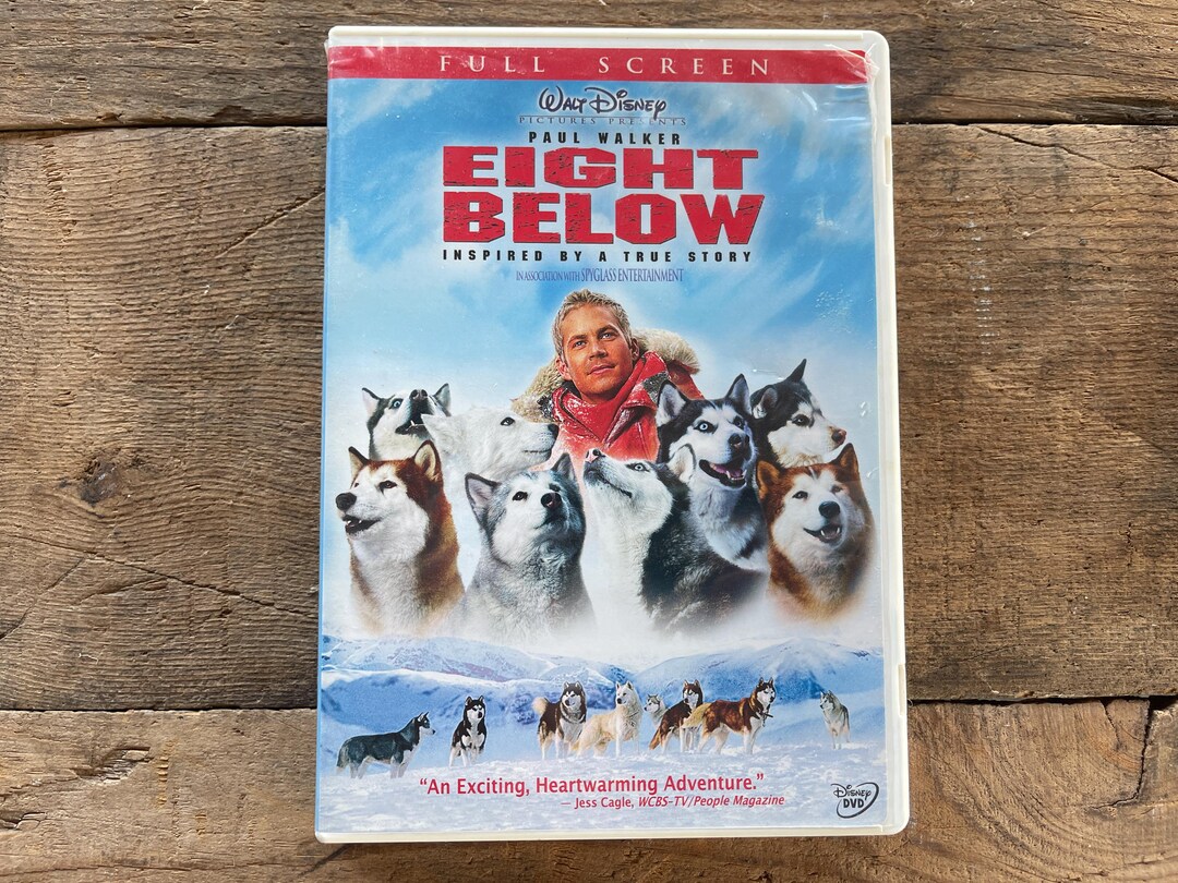 Eight Below Walt Disney DVD Movie // Paul Walker // Inspired by True ...