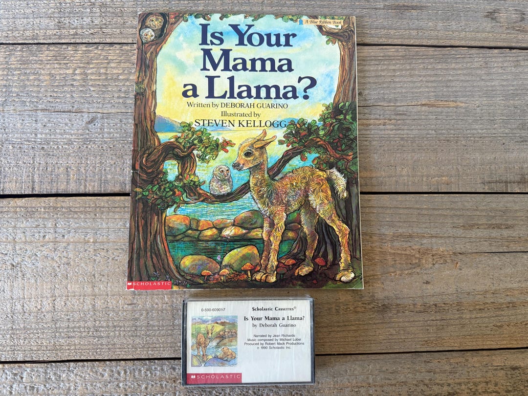Is Your Mama A Llama? Book and Cassette // Deborah Guarino // Steven ...
