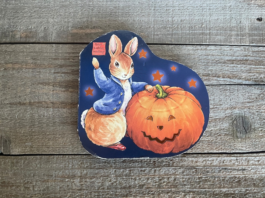 Peter Rabbit Halloween Board Book 2003 // Vintage Halloween Book ...