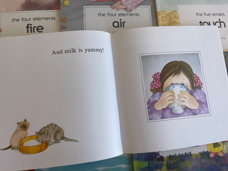 The Four Elements and the Five Senses Books // You Choose // - Etsy