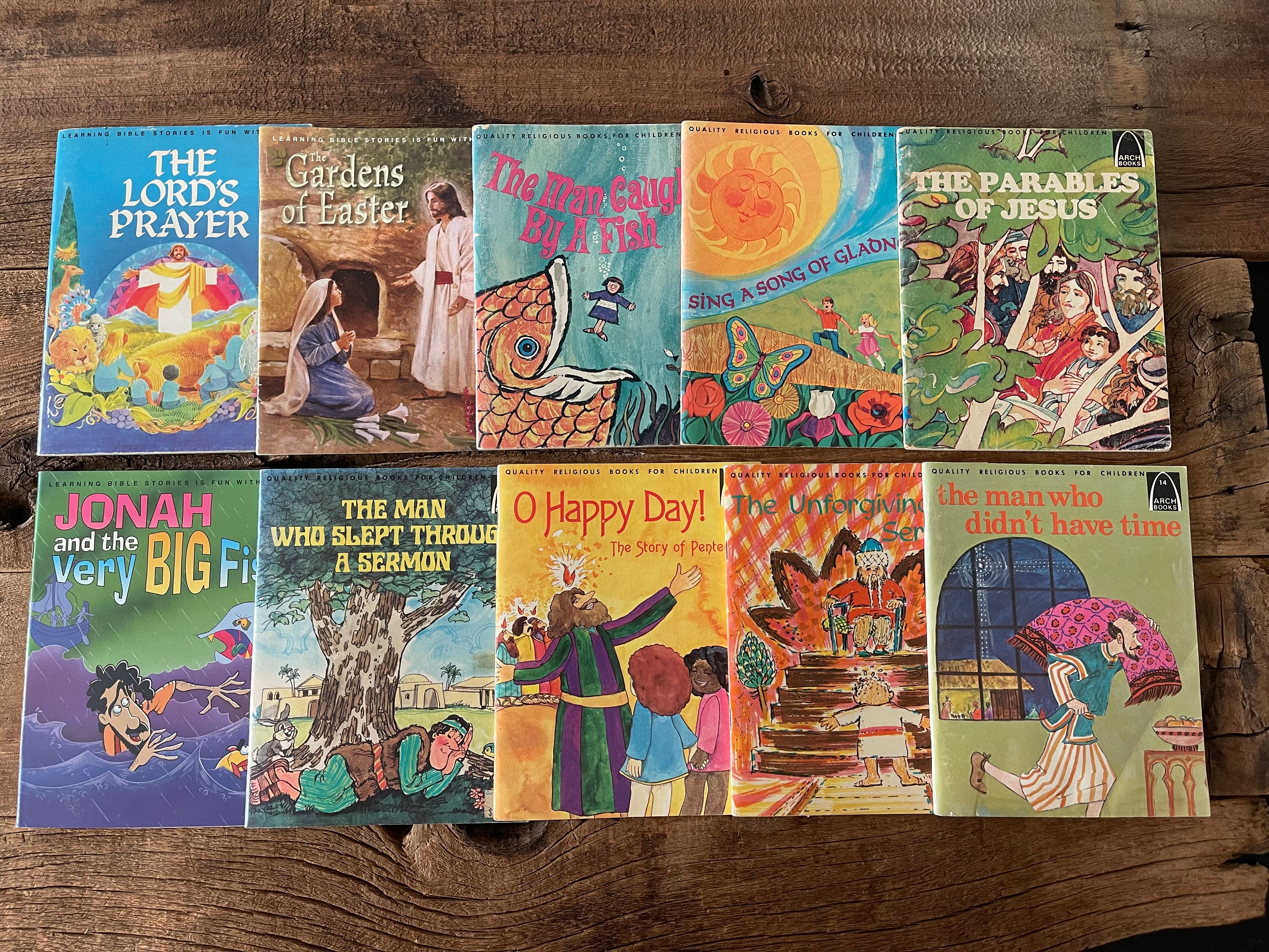 Vintage Arch Books: Religious Bible Stories for Children -sold ...