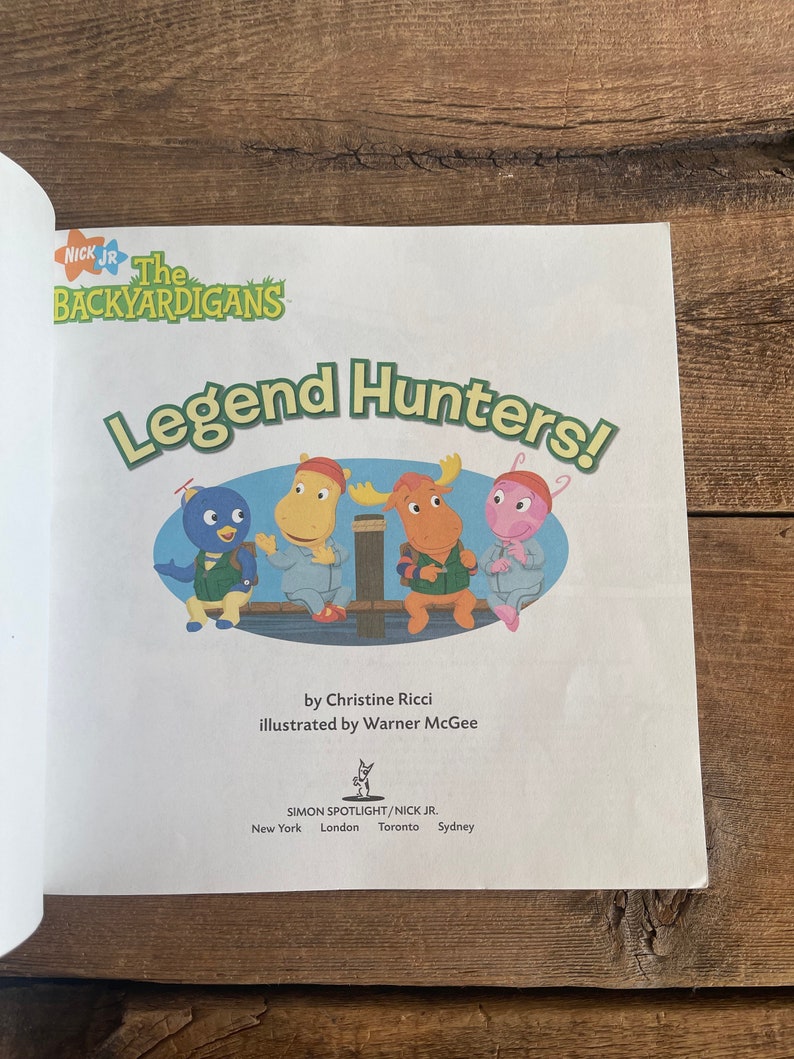 The Backyardigans // Legend Hunters // Nick Jr Book - Etsy