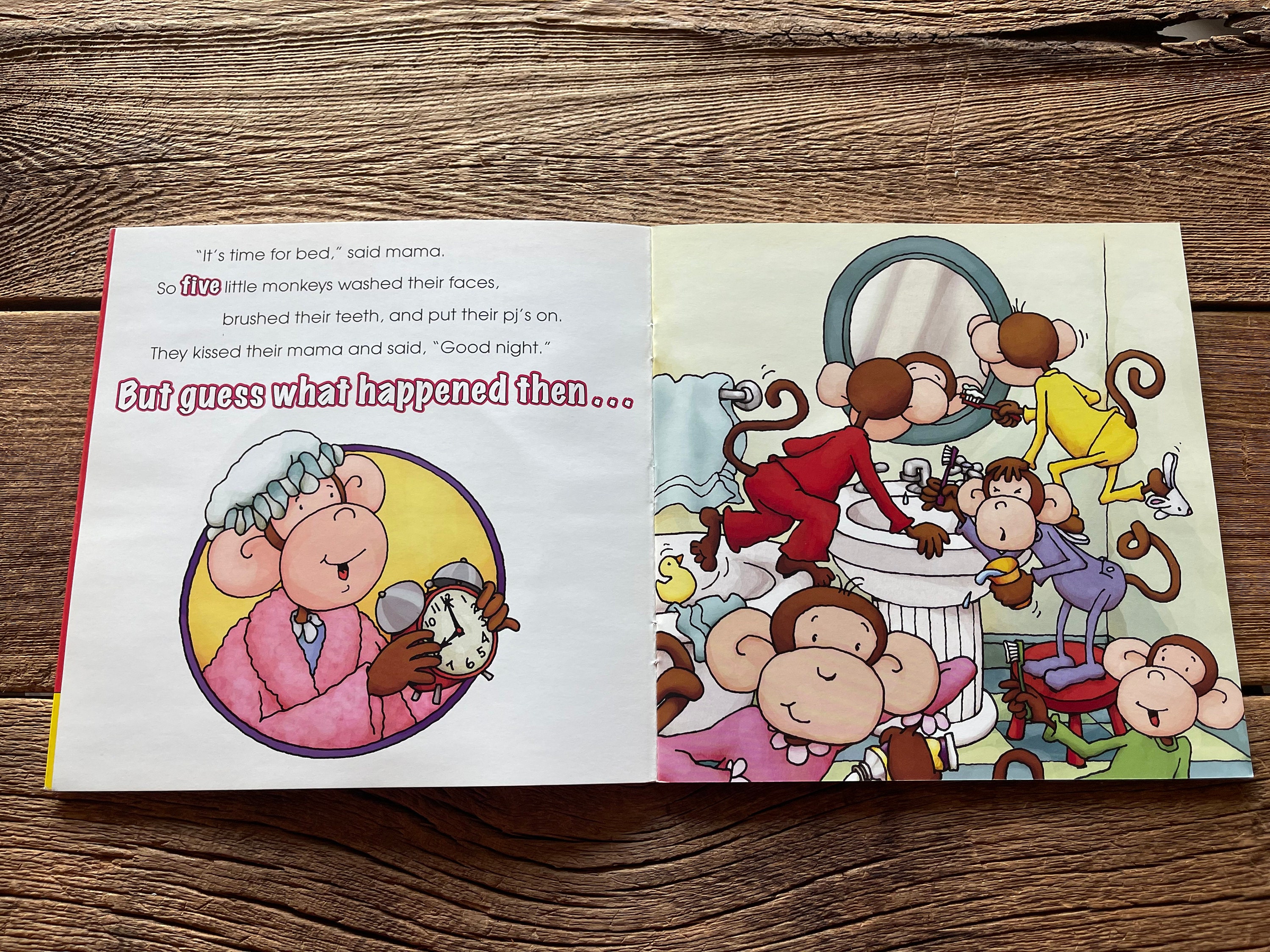 Read & Sing Along Books With CD // Five Little Monkeys and the - Etsy