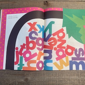 Chicka Chicka Boom Boom // 1991 Scholastic Paperback Book // - Etsy