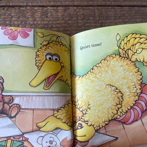 Big Bird's Busy Day // Sesame Street // A First Little Golden Book 1987 ...