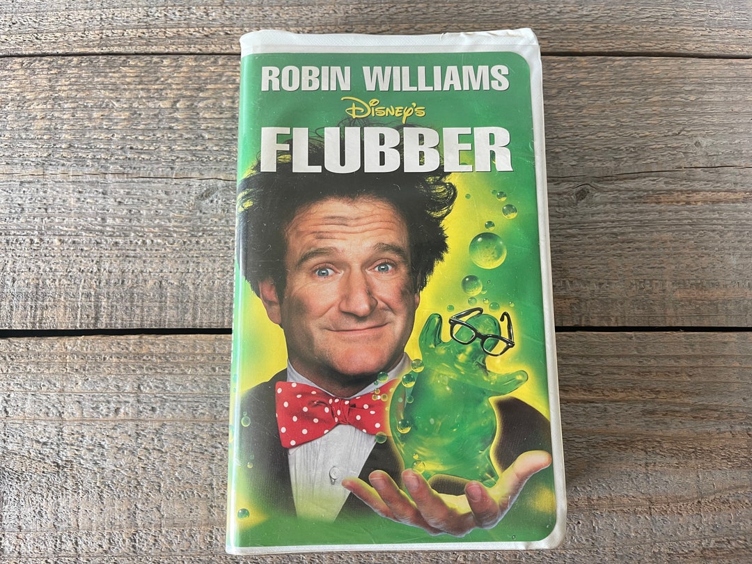 Walt Disney's Flubber VHS Movie // Robin Williams, Marcia Gay Harden ...