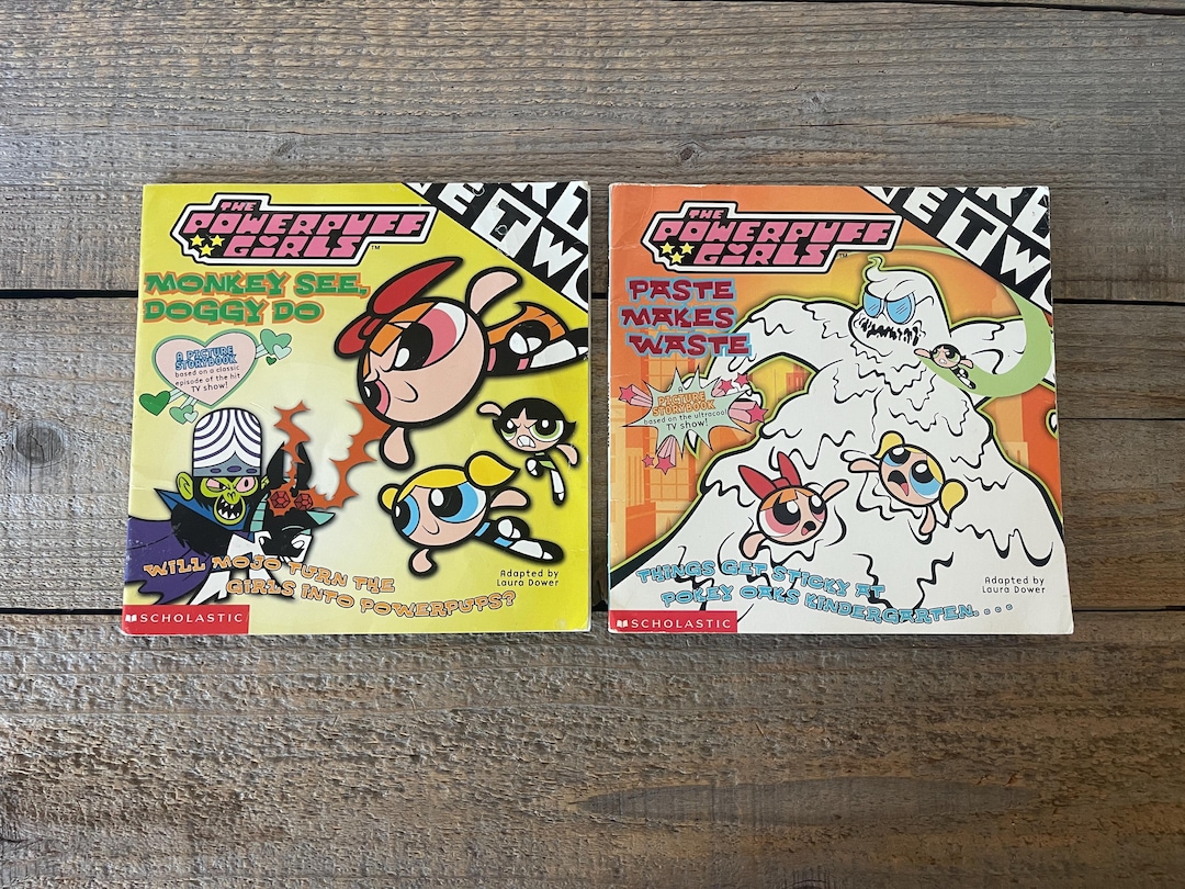 The Powerpuff Girls Book // Sold Individually // 2000 First Scholastic ...