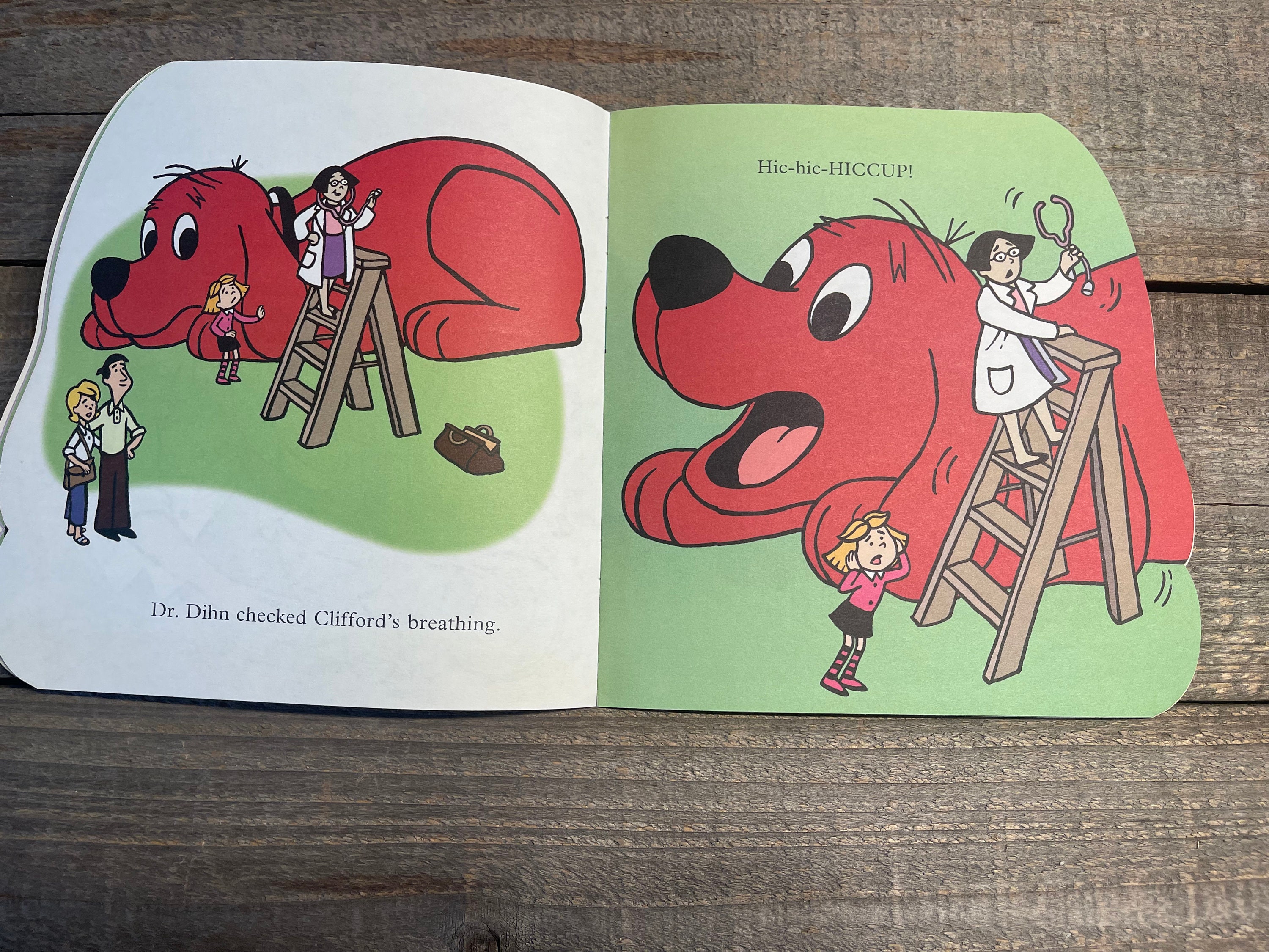 Clifford's Hiccups // Clifford the Big Red Dog Book // - Etsy
