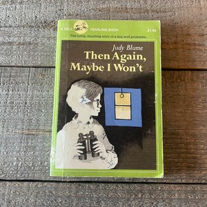 Then Again, Maybe I Won't // Judy Blume // 1970's and 1980's - Etsy