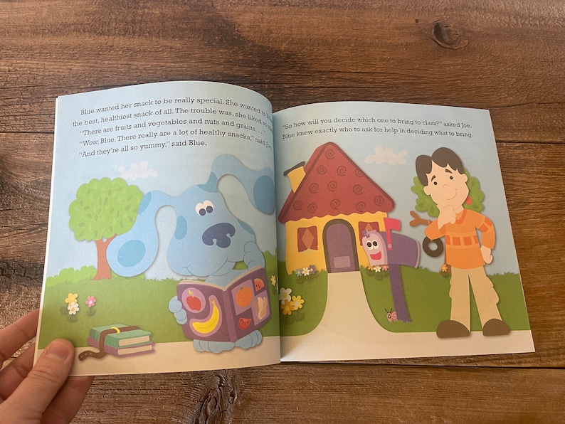 Last One!! Healthy Snacks With Blue's Clues Books: Nick Jr. Show - Sold ...