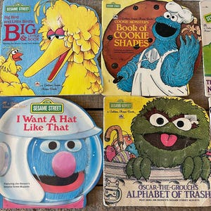 Sesame Street Golden Shape Books // Sold Individually // Jim Henson's ...