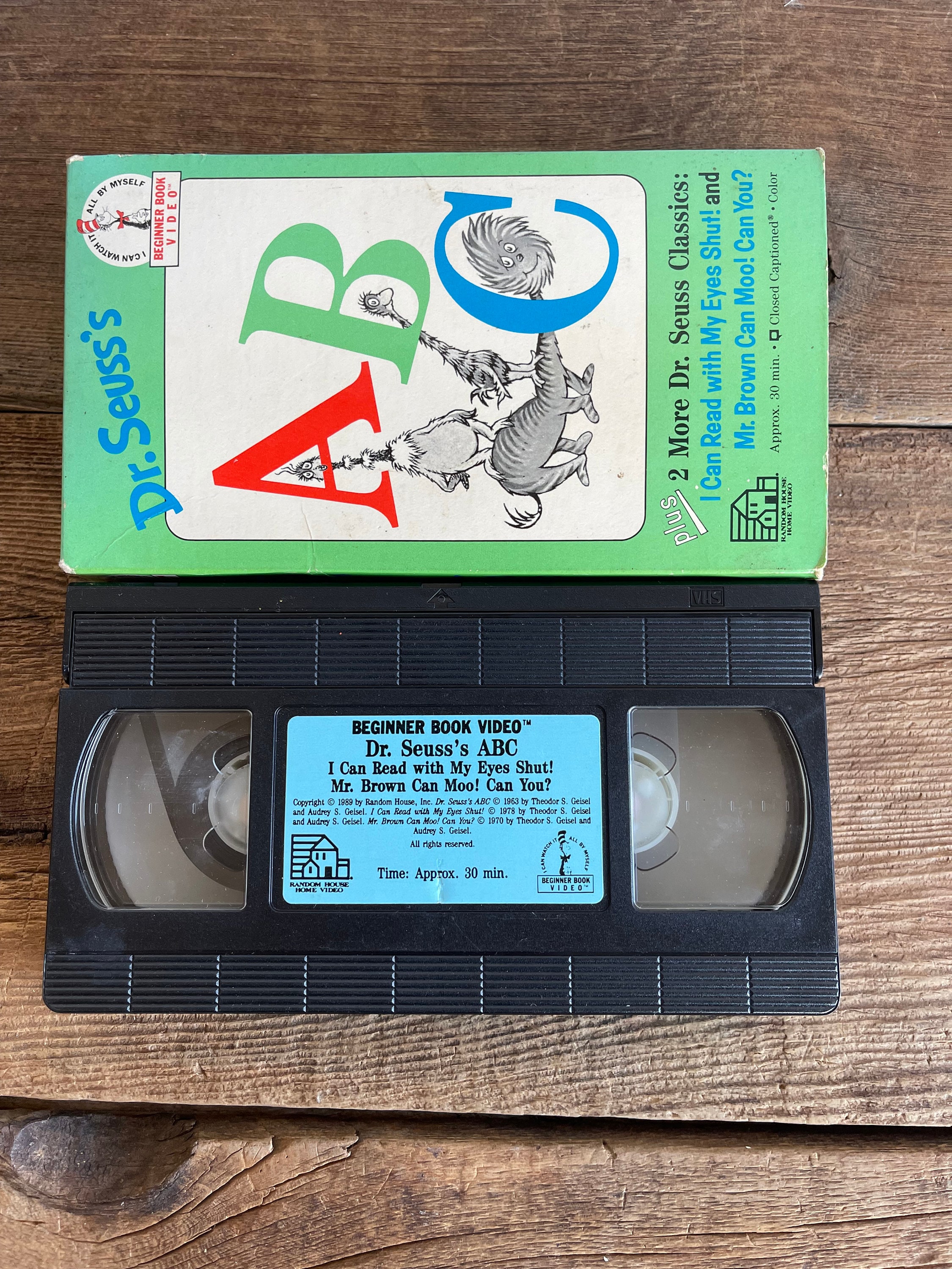 Vintage Dr. Seuss VHS Movies // You Choose // Beginner Book - Etsy