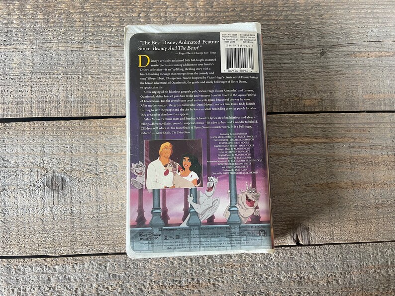 The Hunchback of Notre Dame // 1996 Walt Disney // Quasimodo - Etsy