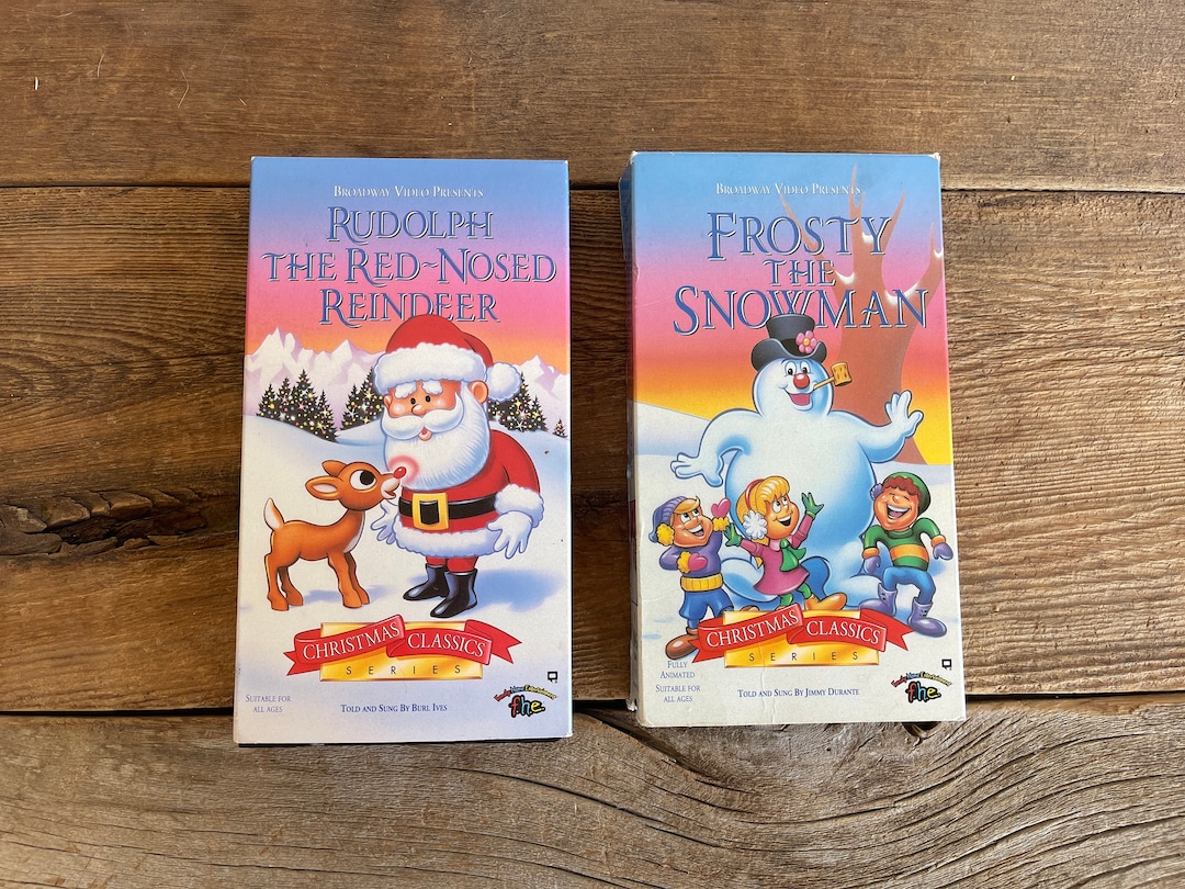 Vintage Christmas VHS Tape Set // You Choose // Frosty the Snowman or ...