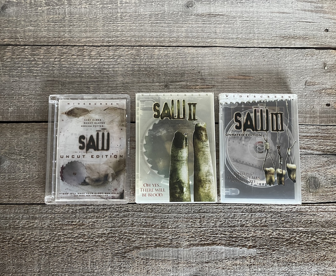 Saw Movies DVD // 2005 Horror, Mystery, Halloween // Donnie Wahlberg ...