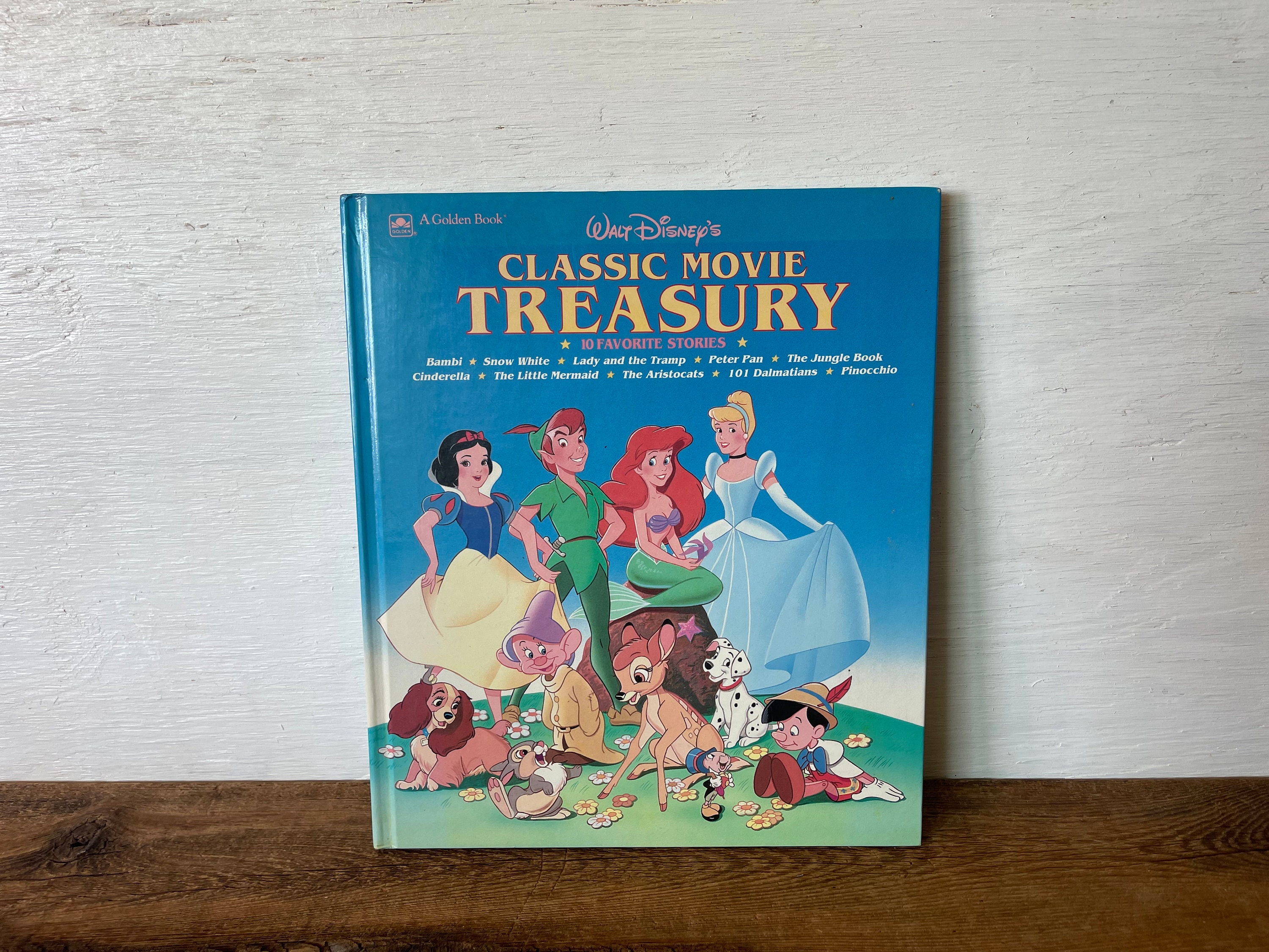 Walt Disney's Classic Movie Treasury // A Golden Book // 1991 Large ...