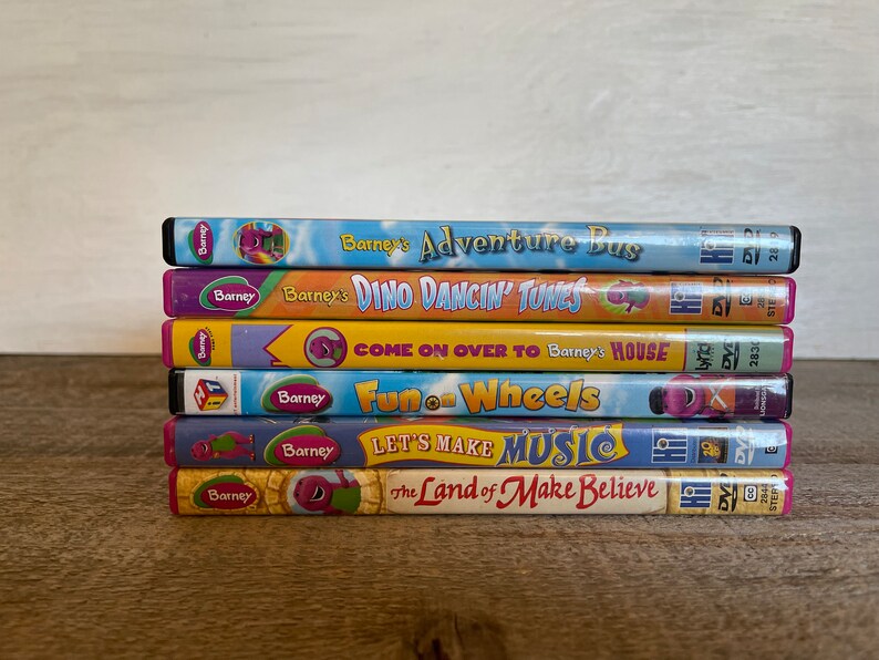 Vintage Barney Dvds - Early 2000s - You Choose - Etsy