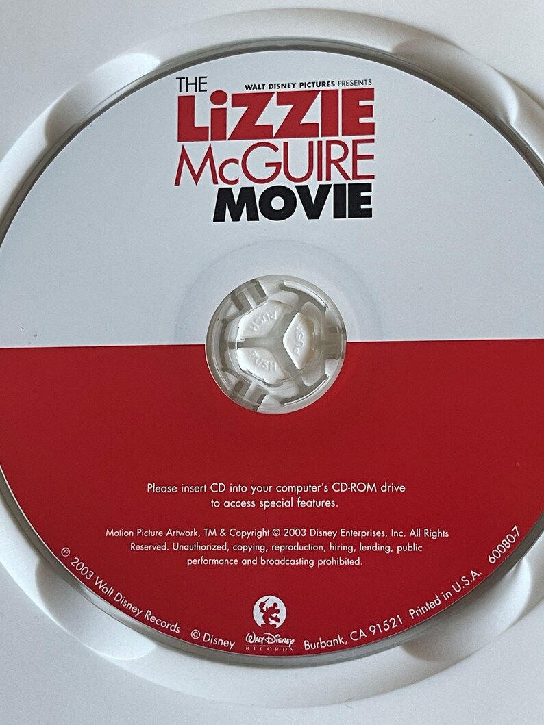 The Lizzie Mcguire Movie DVD // Hilary Duff // Walt Disney - Etsy