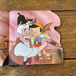 Walt Disney's Pinocchio // A Golden Super Shape Book // 1988 - Etsy