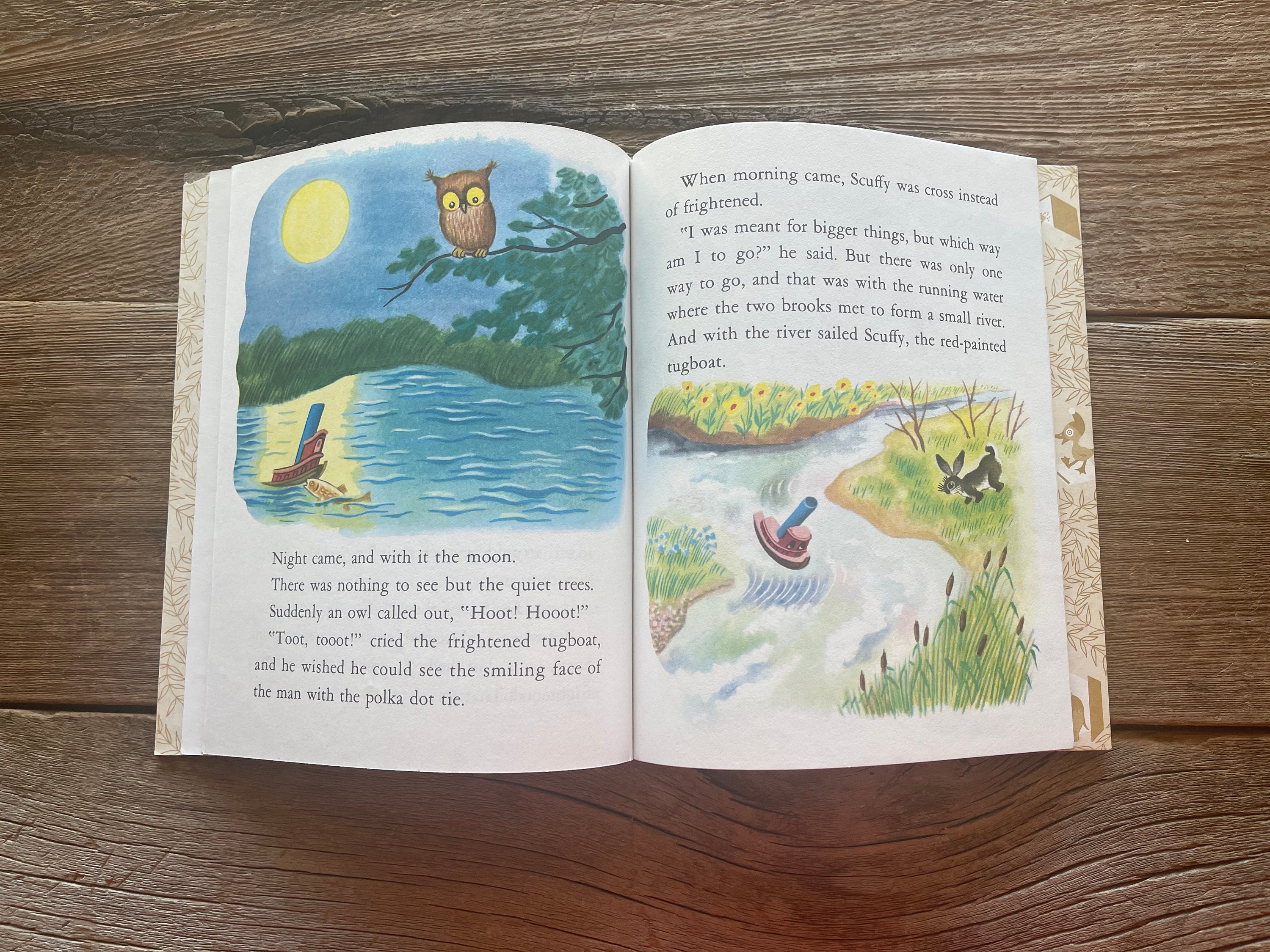 Scuffy the Tugboat // A Little Golden Book // 1974 // Gertrude - Etsy
