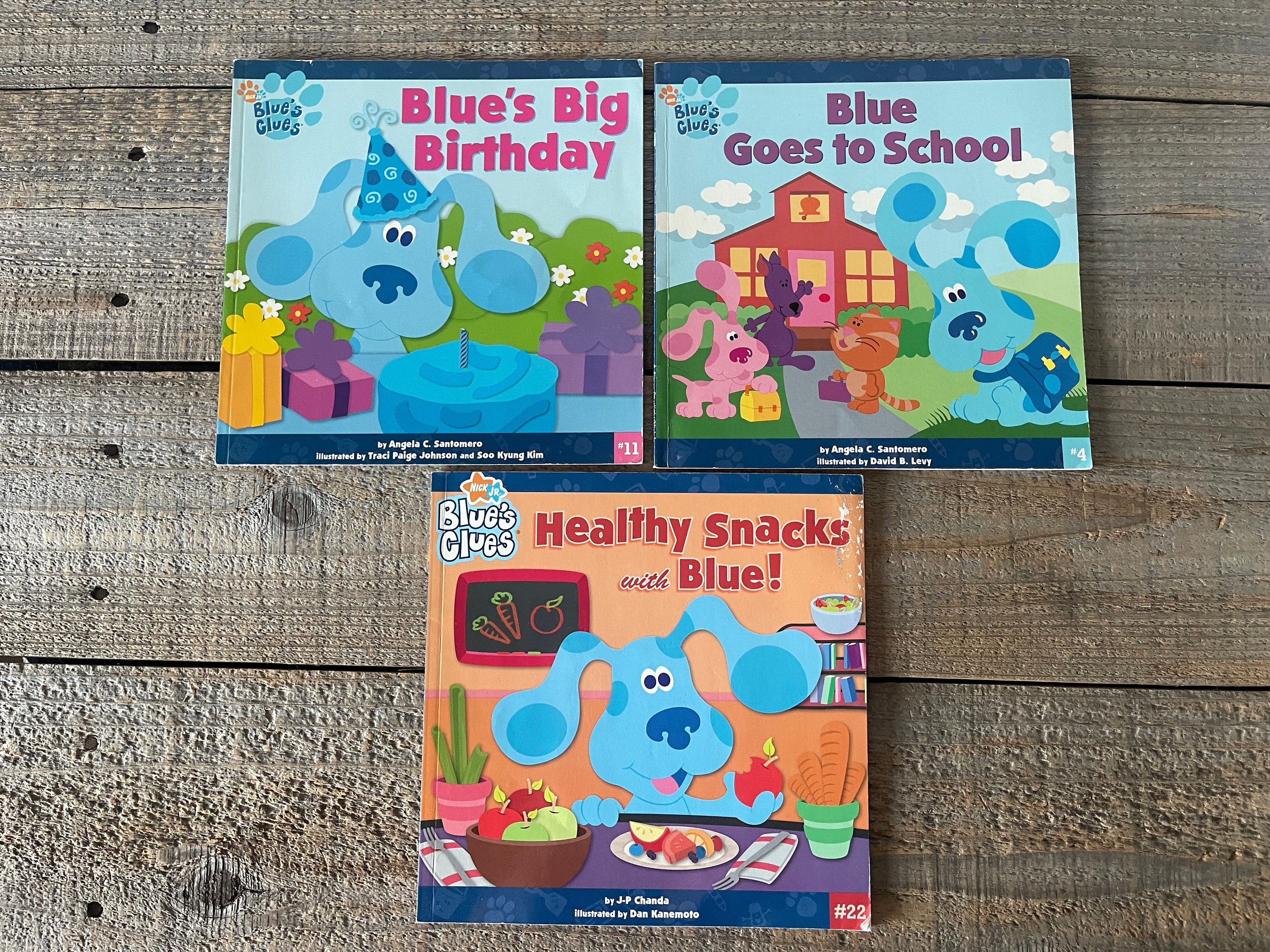 Last One!! Healthy Snacks With Blue's Clues Books: Nick Jr. Show - Sold ...