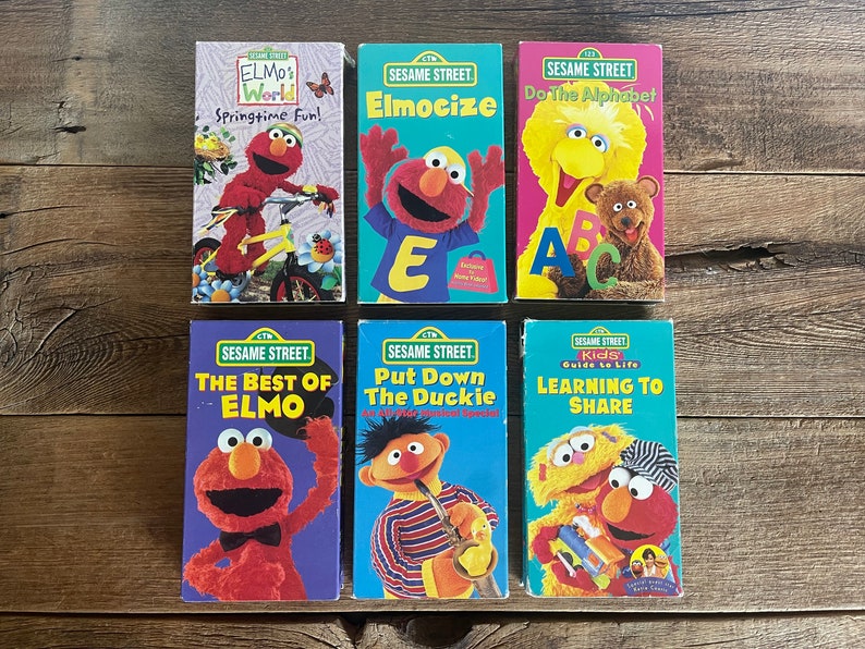 Sesame Street VHS Movies // You Choose // Elmo, Do the Alphabet, Put ...