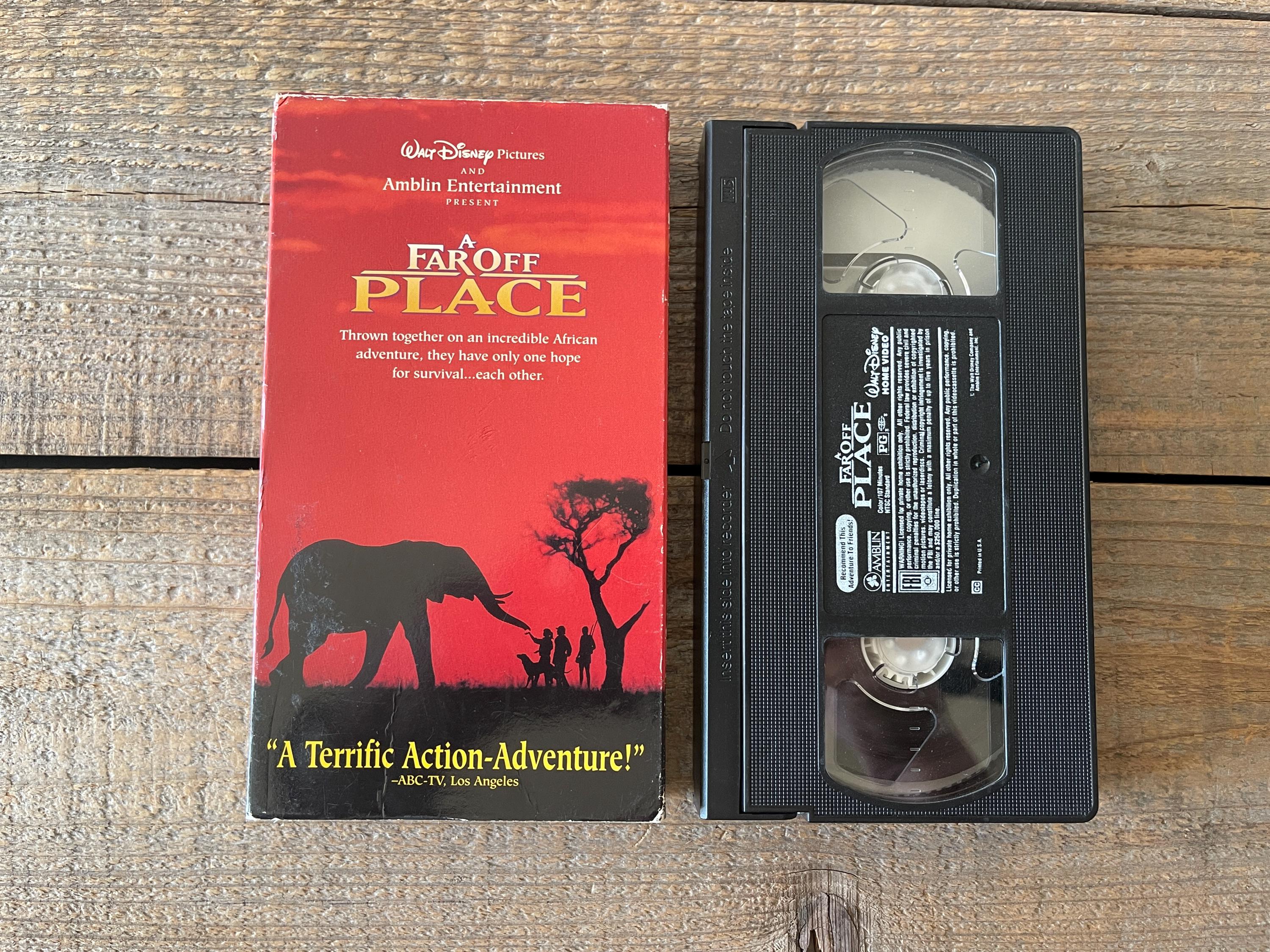A Far off Place VHS // Walt Disney // Reese Witherspoon, Ethan Embry ...