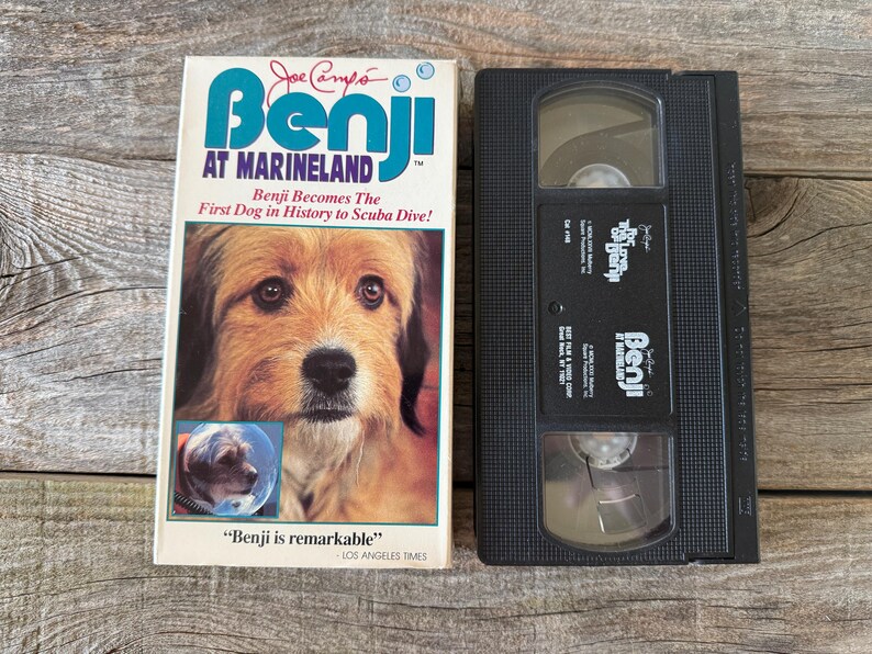 Benji at Marineland VHS Movie // Joe Camp // Benji Becomes the First ...