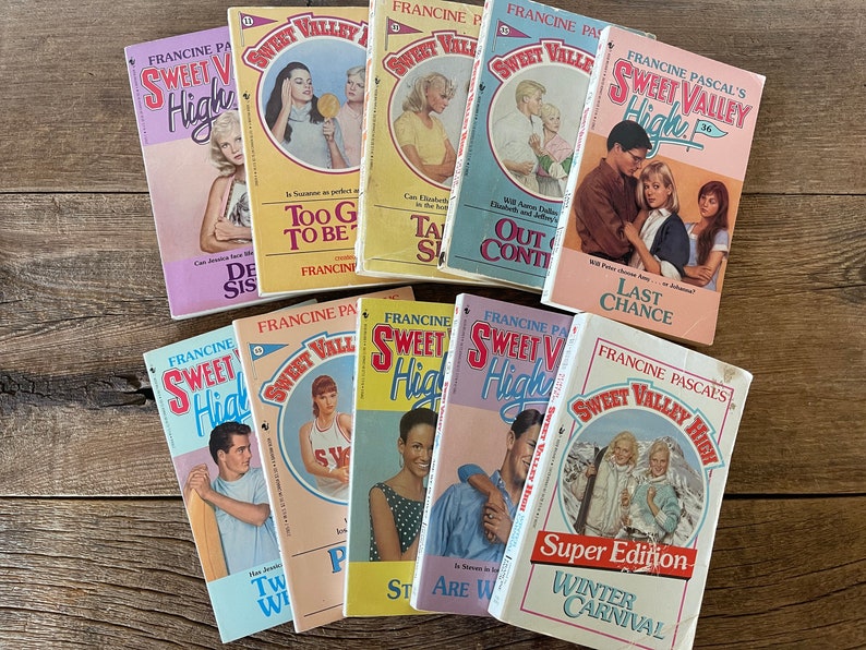 Vintage Sweet Valley High Books // You Choose // Francine - Etsy