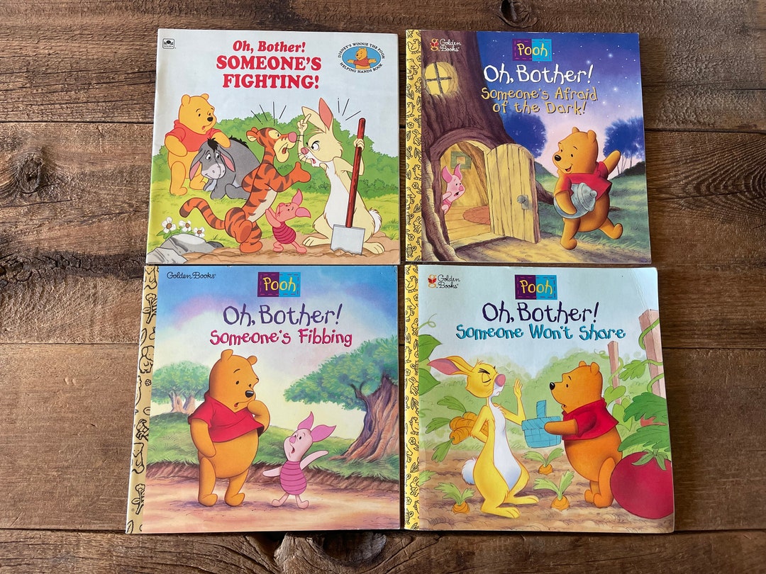 Vintage Winnie the Pooh Books // Oh Bother! // You Choose // Golden ...