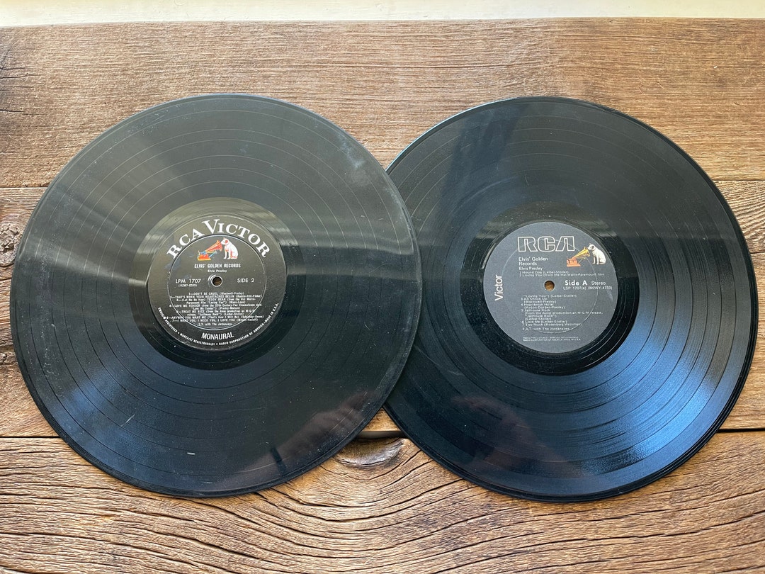 Vintage Elvis' Golden Records // Elvis Presley // RCA Victor LSP 1707 ...