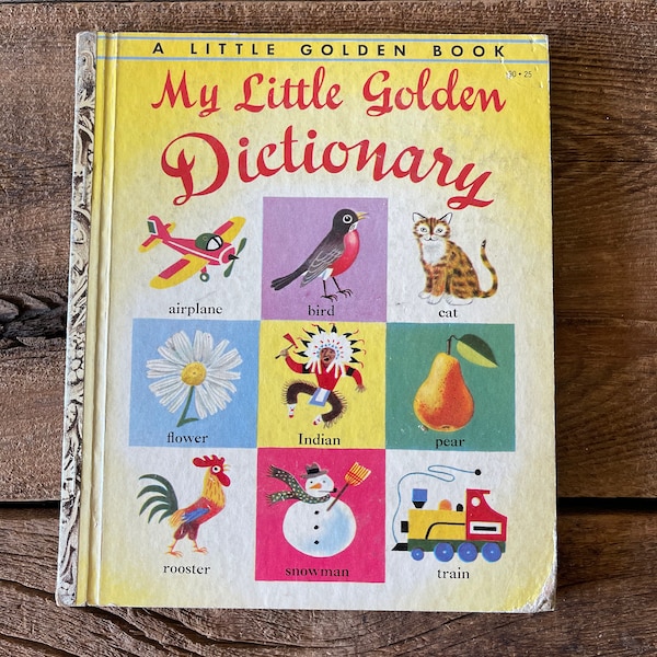 Golden Dictionary - Etsy