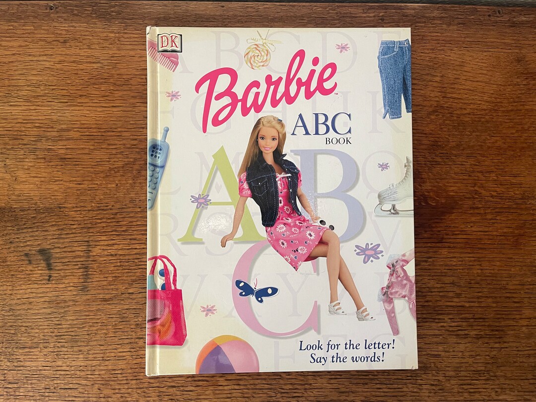 Barbie ABC Book // Oversized Vintage Barbie Hardcover Book // First ...