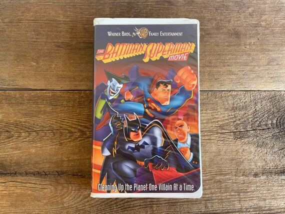 The Batman Superman Movie // Warner Bros 1998 // Vintage VHS - Etsy