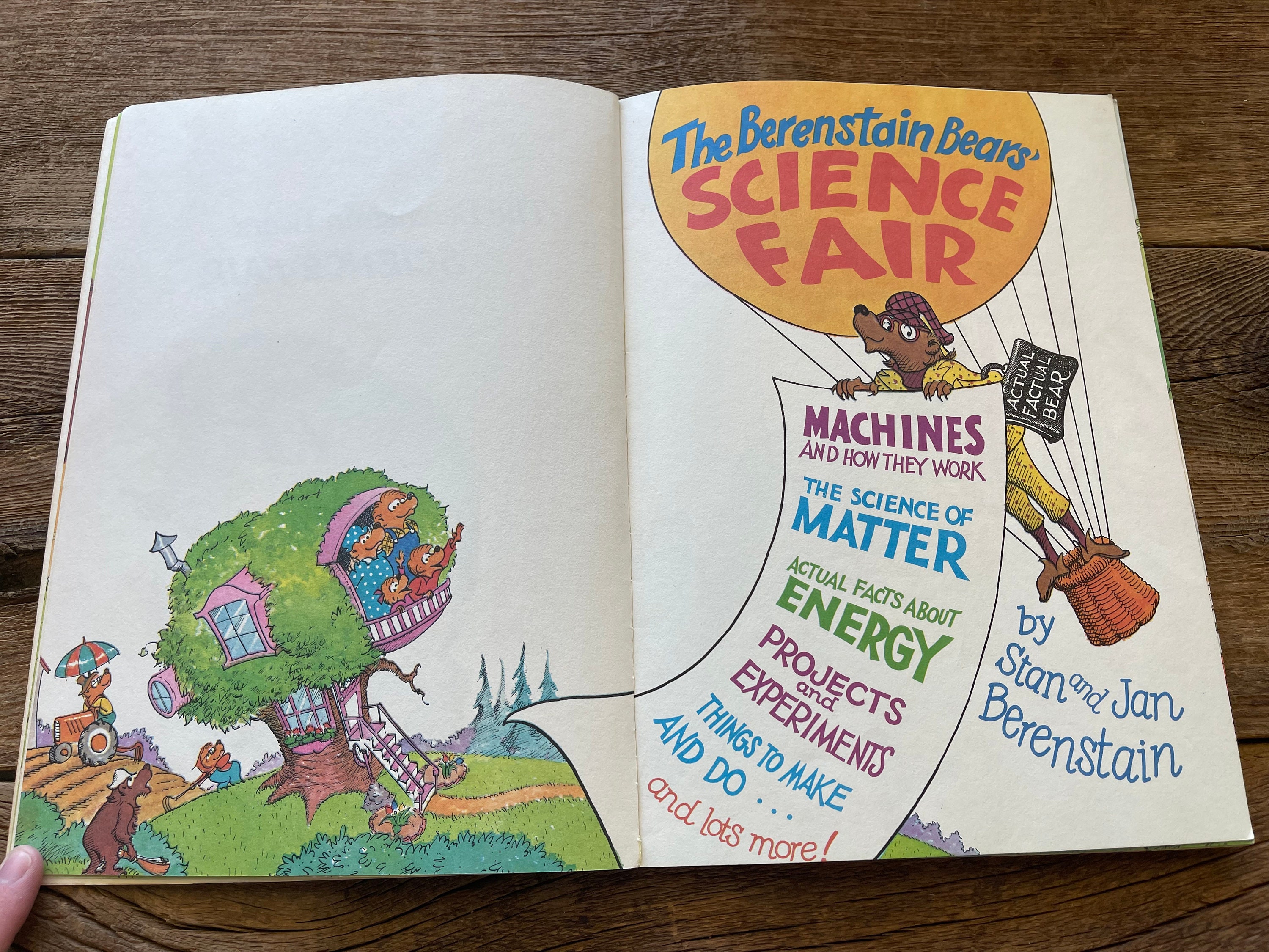 The Berenstain Bears' Science Fair Book // Stan & Jan - Etsy