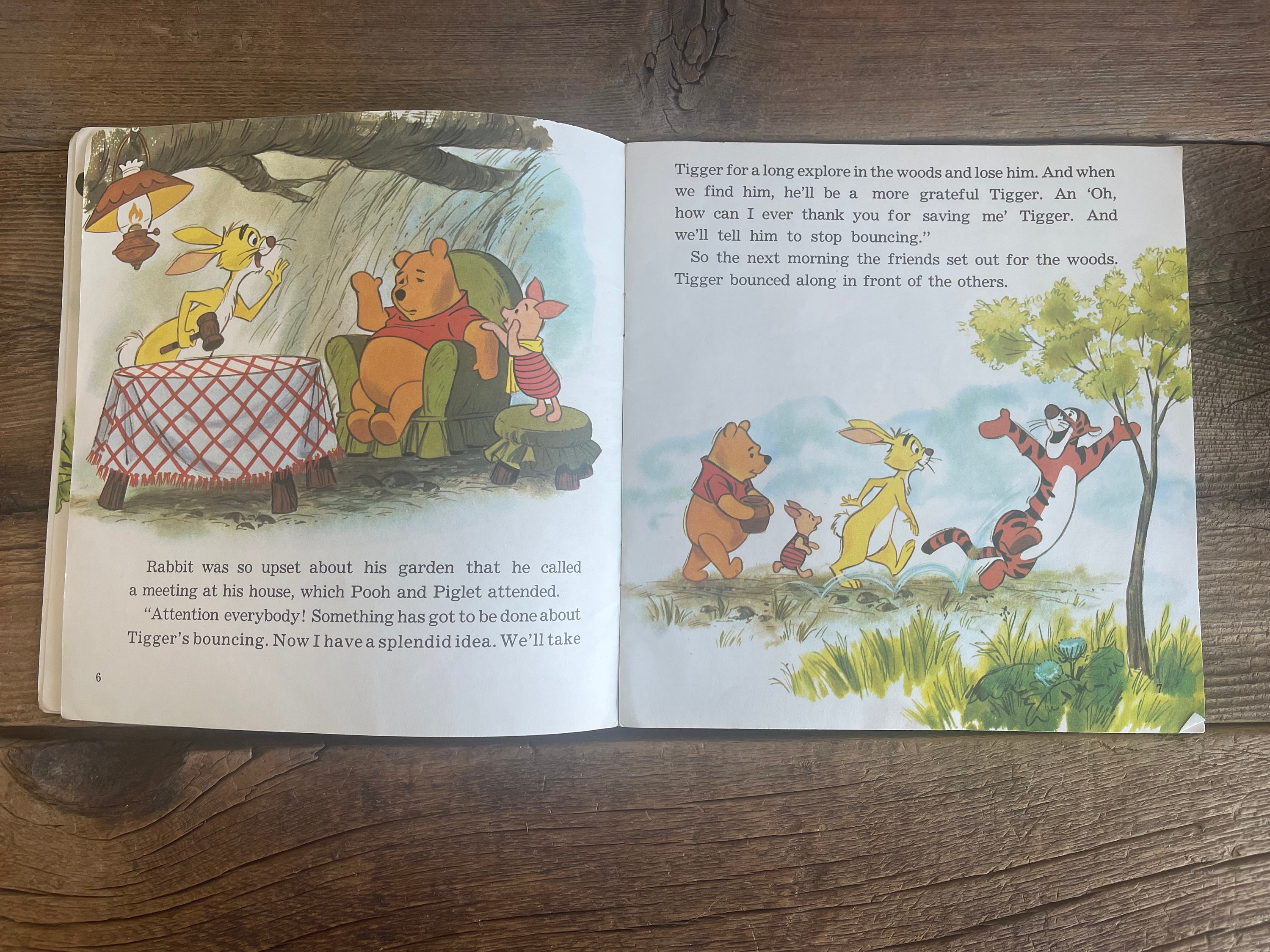 Winnie the Pooh and Tigger Too Book // Disneyland // 1977 - Etsy