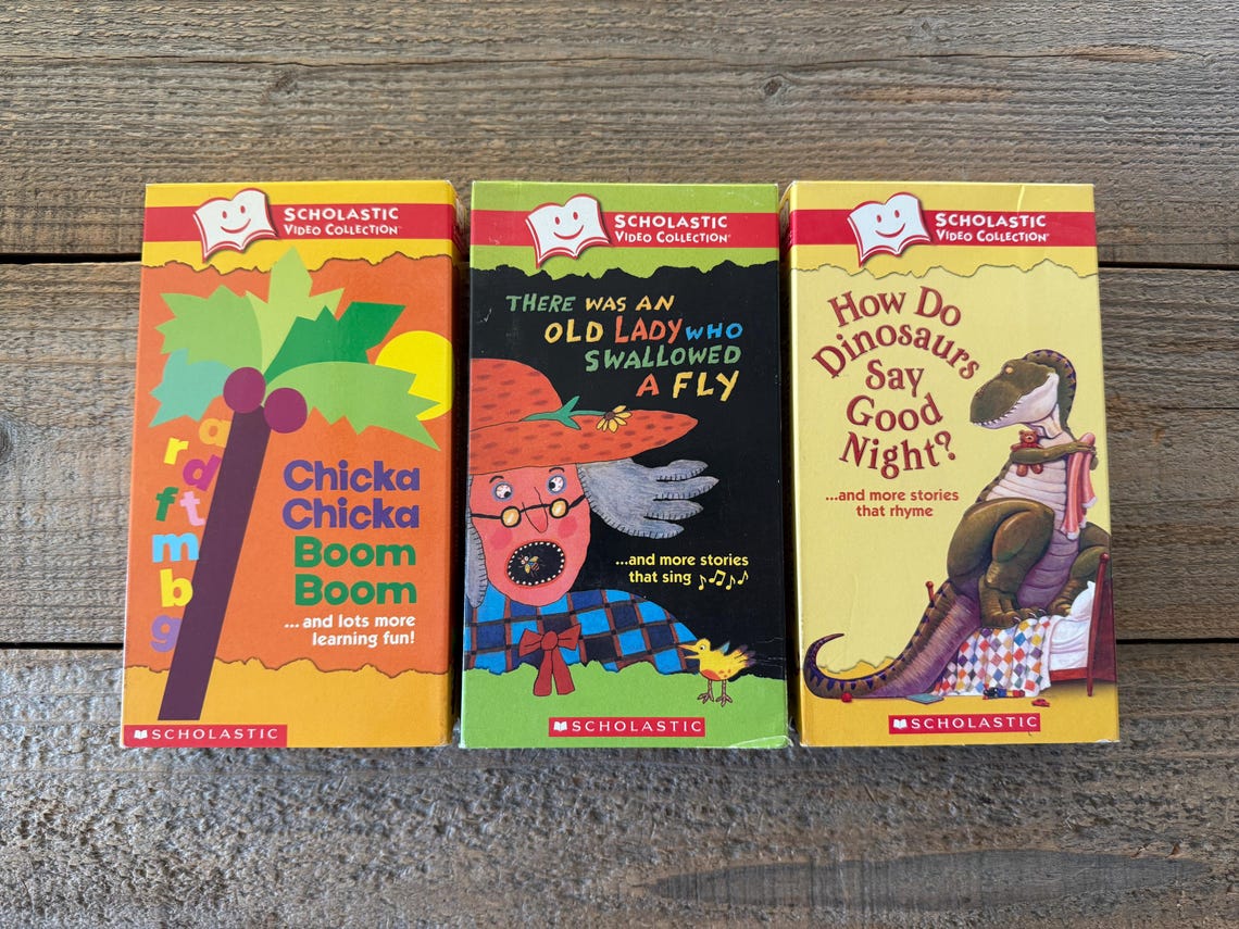 Scholastic Video Collection VHS Movies // Sold Individually // 1990's ...