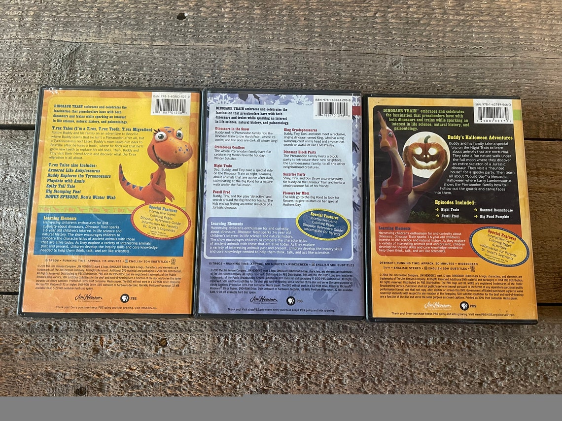 Dinosaur Train Dvds // You Choose // PBS Kids // T.rex Tales, Dinosaurs ...