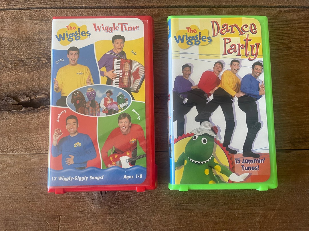 The Wiggles VHS Movies // You Choose // Dance Party or Wiggle Time ...