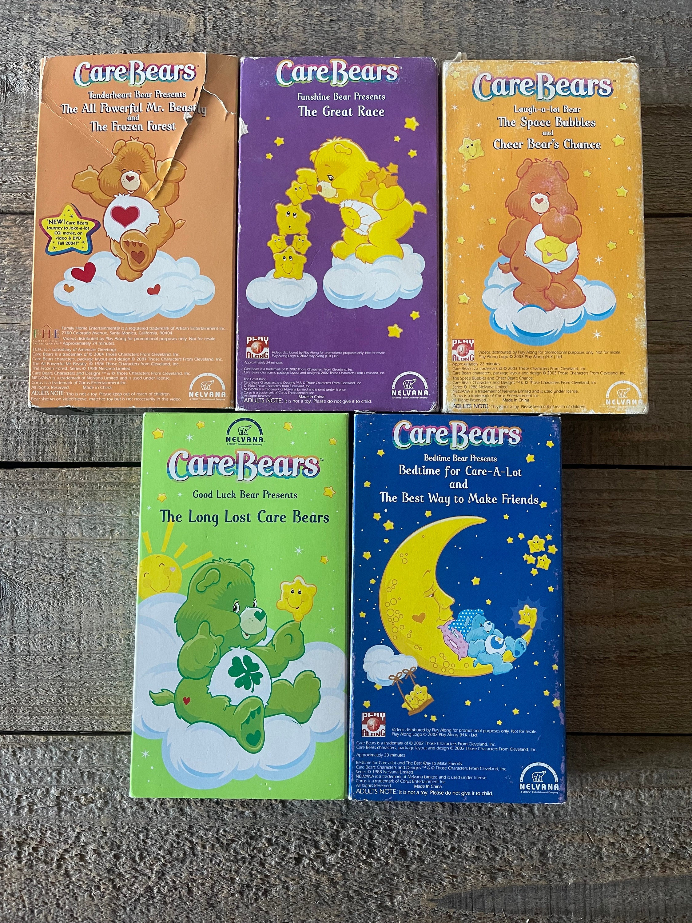 Vintage Care Bears VHS Movie // Sold Individually // Early 2000's - Etsy