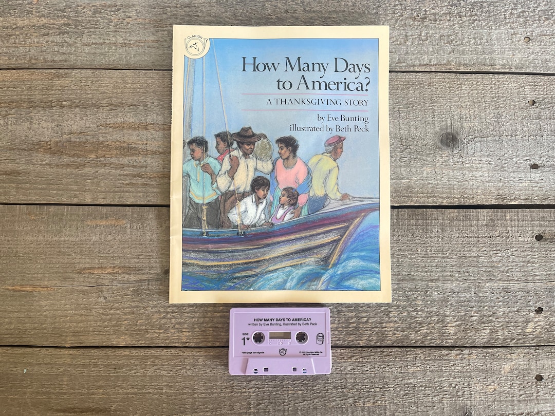Vintage Book & Cassette Tape // How Many Days to America? // A ...