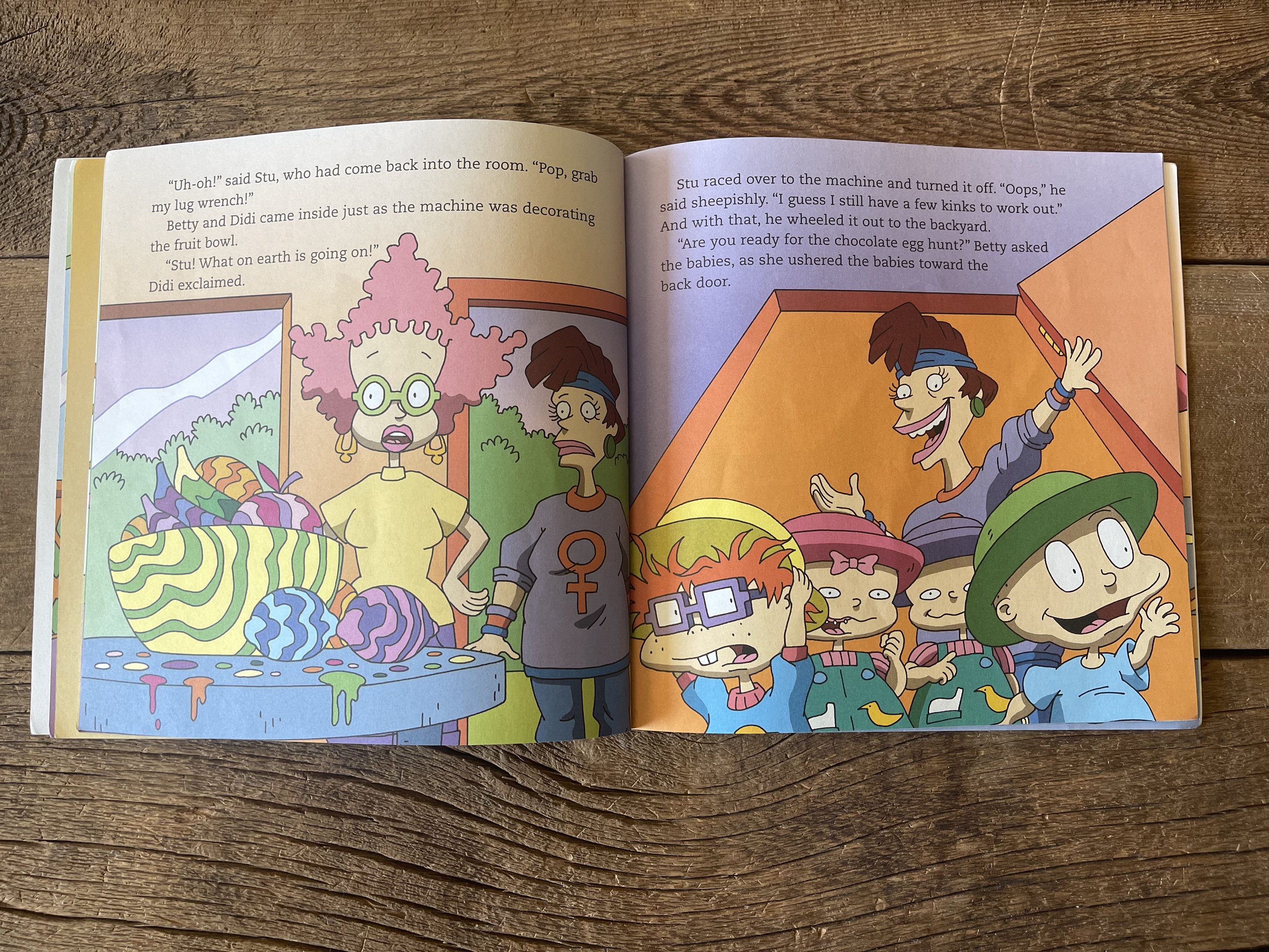 Vintage Rugrats Book chuckie Meets the Beastie - Etsy