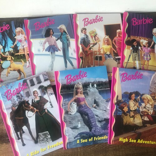 1998 Mattel Barbie Books Published by Grolier Books | Etsy