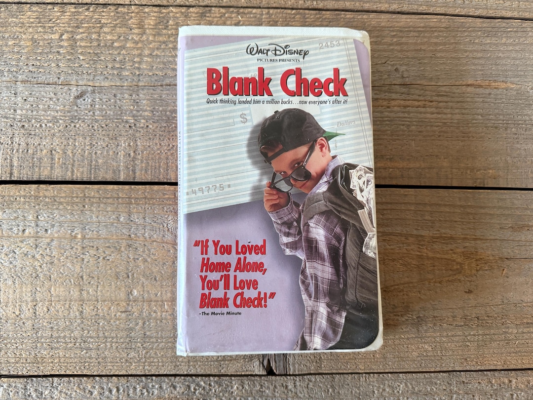 Walt Disney's Blank Check // 1994 VHS Movie // Brian Bonsall, Miguel ...