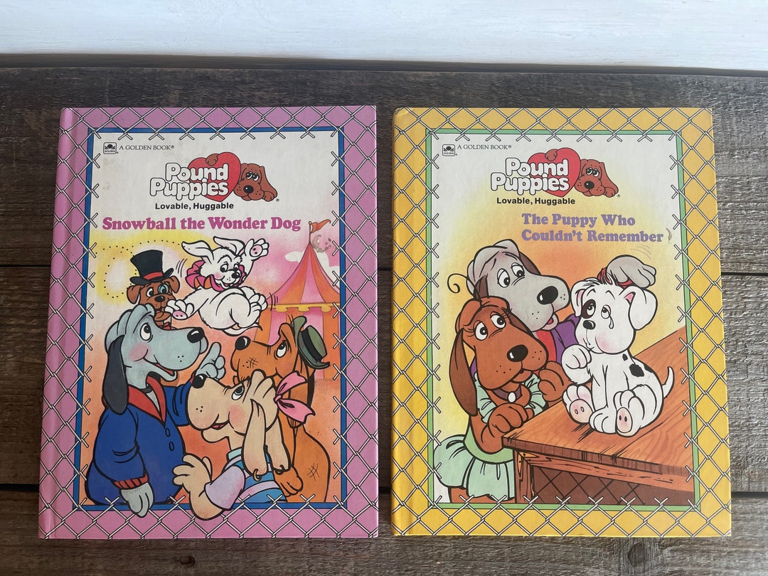 Vintage Pound Puppies Books // You Choose // 1980's Oversized Golden ...