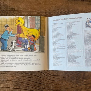 Sesame Street Book, a Visit to the Sesame Street Firehouse Featuring ...