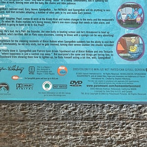 Spongebob Squarepants DVD // Tide and Seek // Nickelodeon 2003 - Etsy