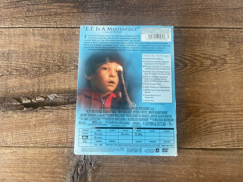 E.T. the Extra-terrestrial Dvds // 2-disc Limited - Etsy