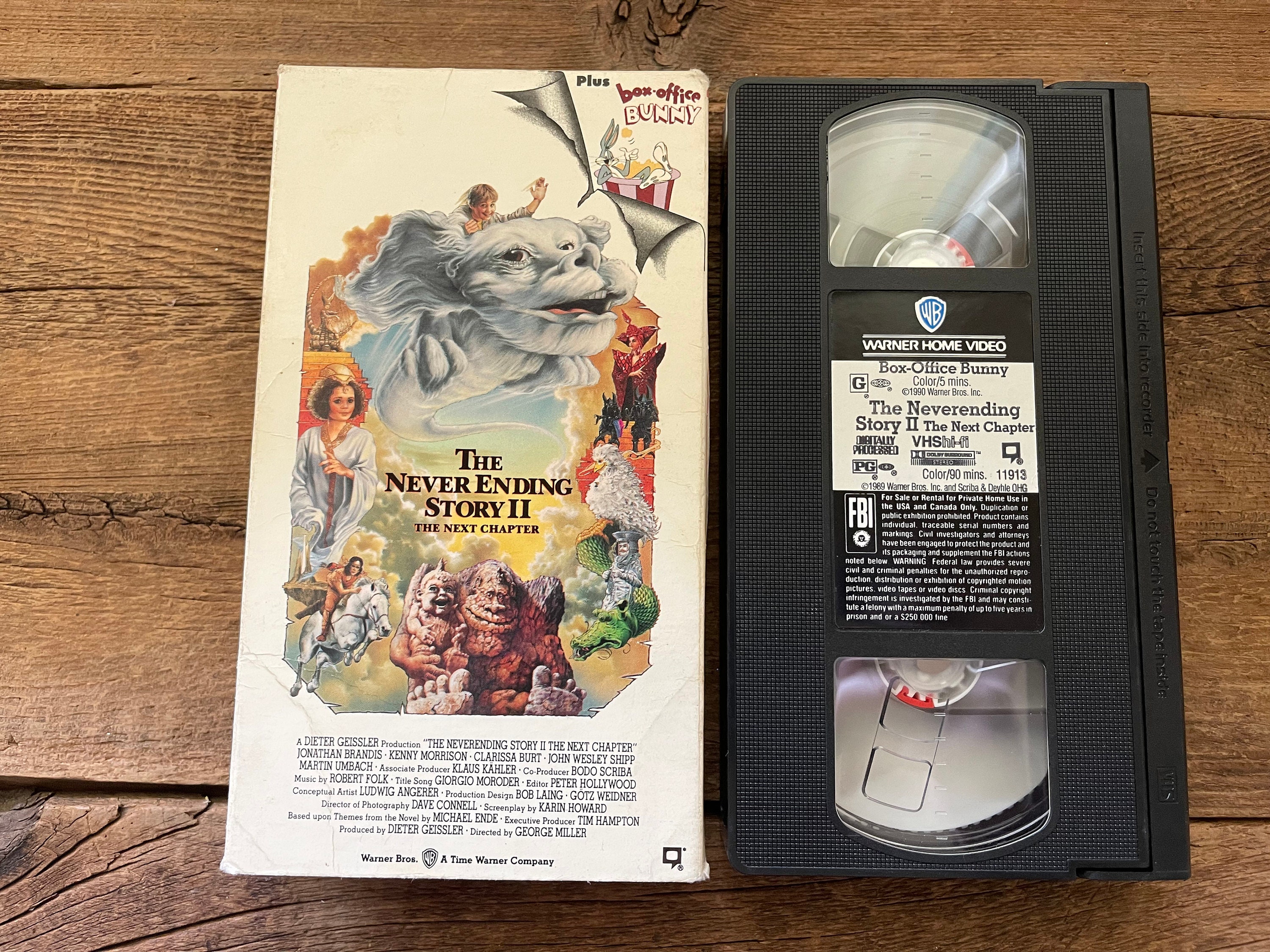 The Never Ending Story II: the Next Chapter // 1991 VHS Movie - Etsy